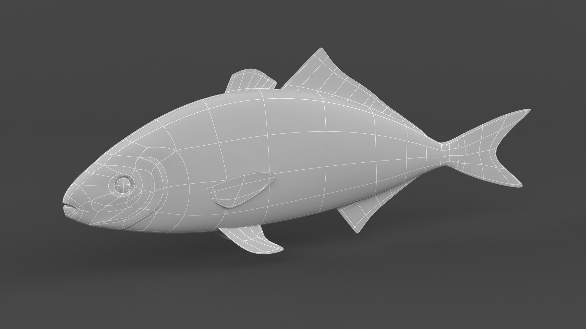 Fish Amberjack 3D Model - TurboSquid 2067576