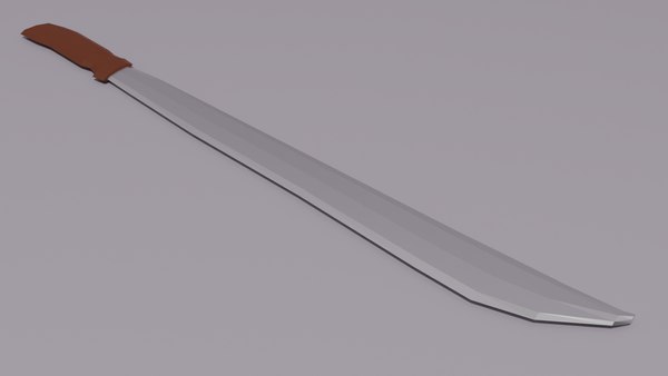 Low Poly Machete 3D model - TurboSquid 1801942