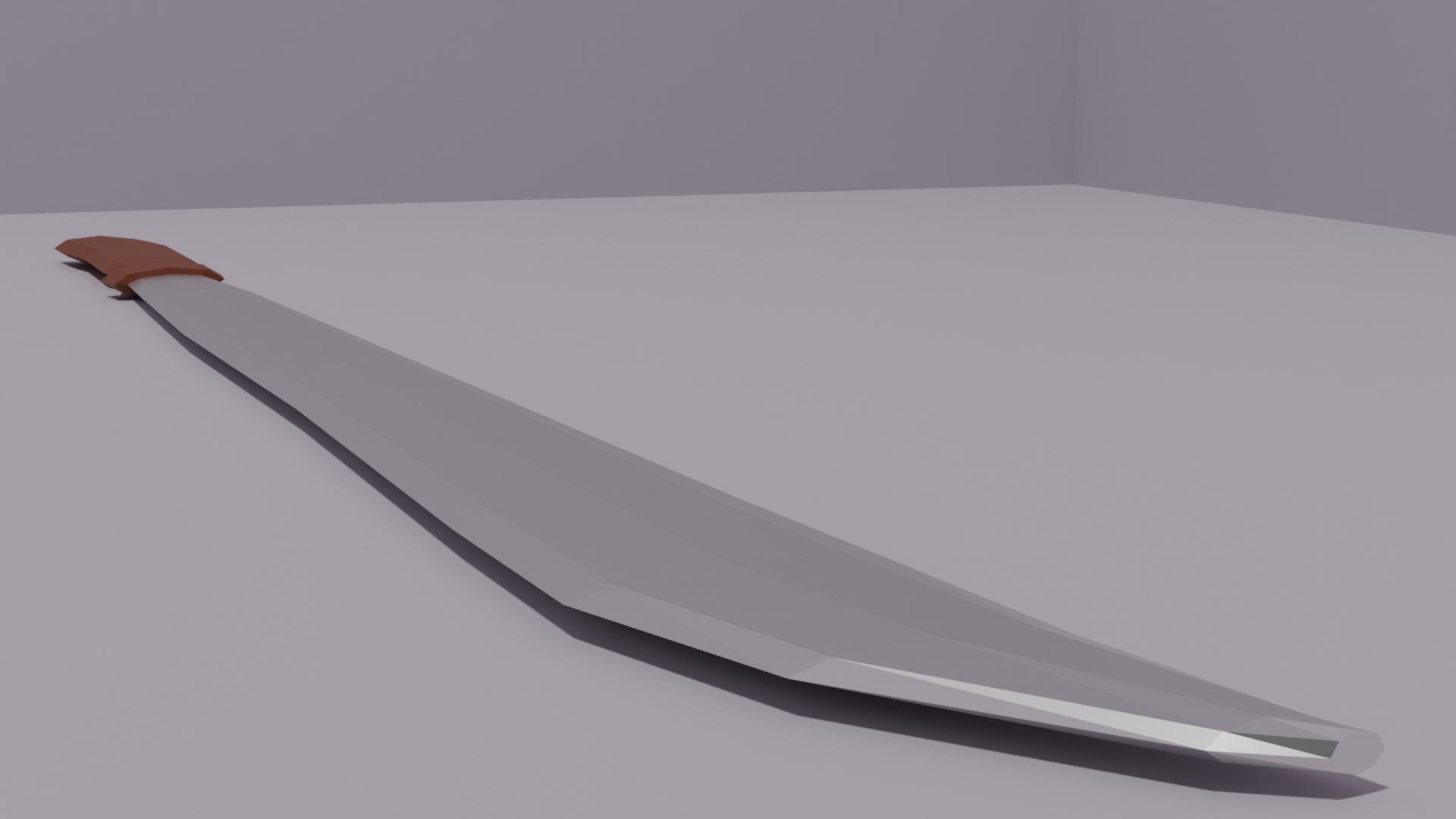 Low Poly Machete 3D Model - TurboSquid 1801942