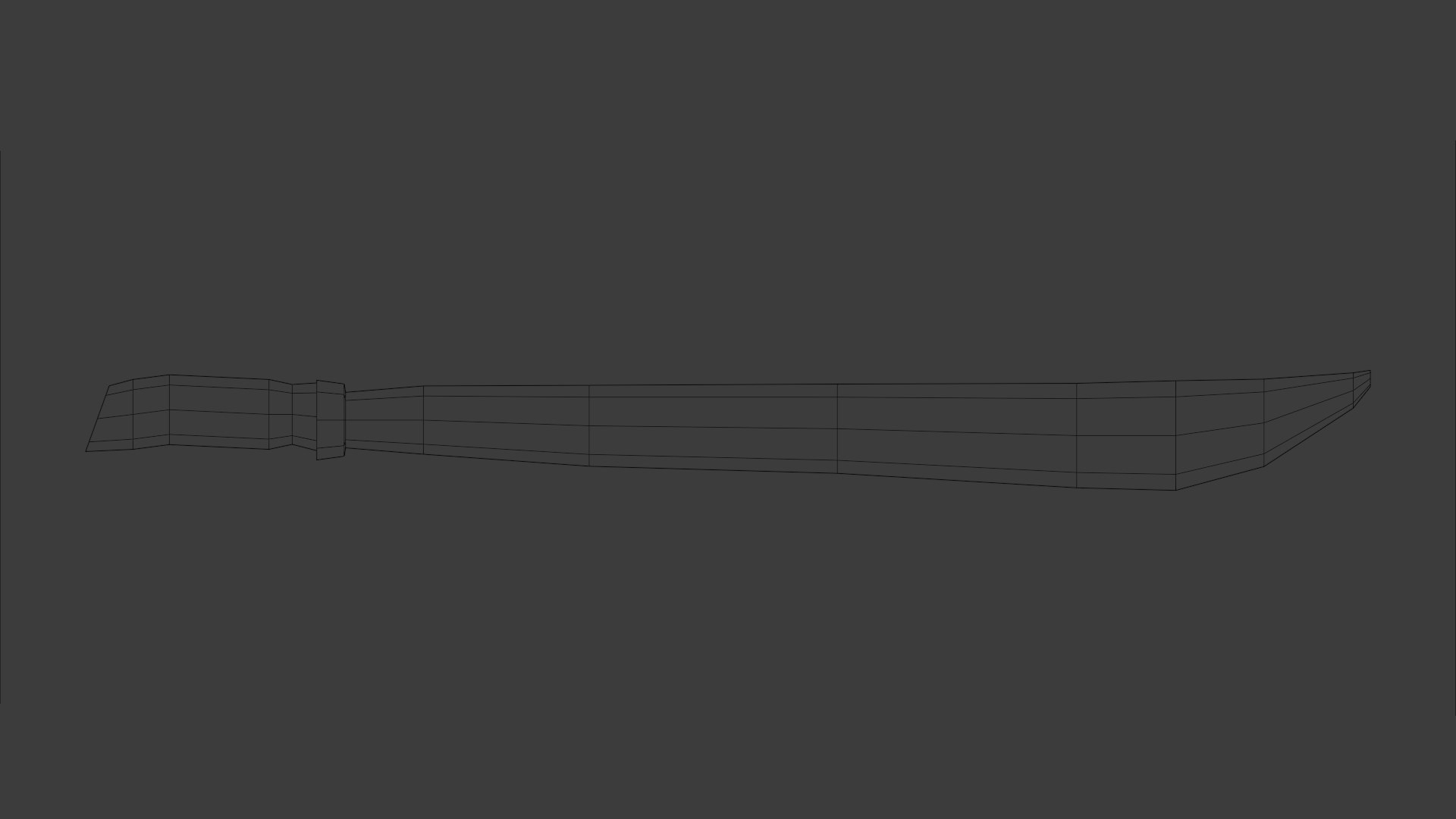 Low Poly Machete 3D Model - TurboSquid 1801942