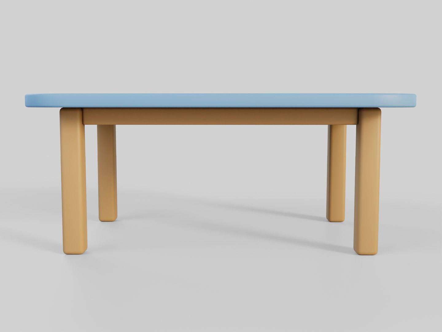 3D Cartoon Table And Chair 1 - TurboSquid 2111259