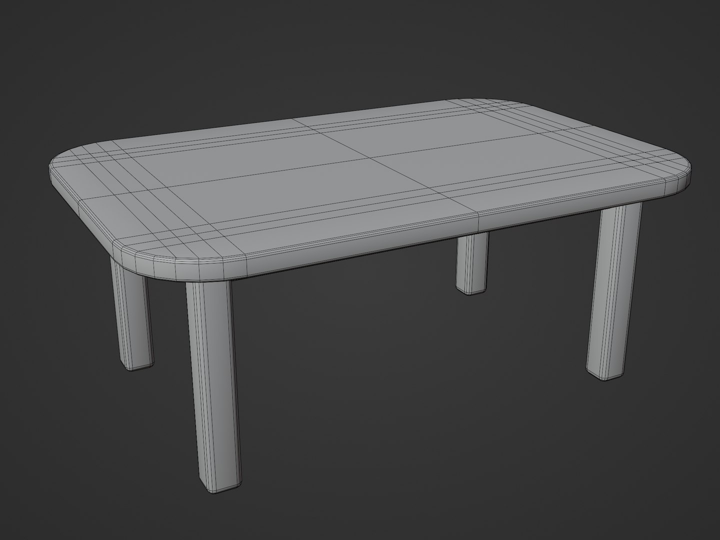 3D Cartoon Table And Chair 1 - TurboSquid 2111259