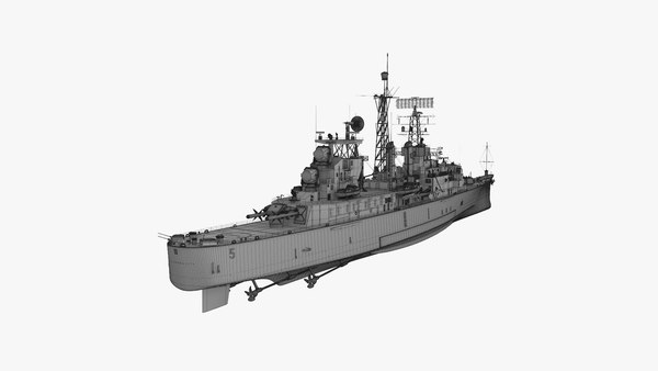 modelo 3d Cleveland-class cruiser - TurboSquid 2083467
