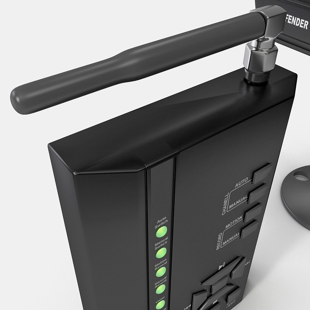 Security Systems Wireless Camera 3d Max