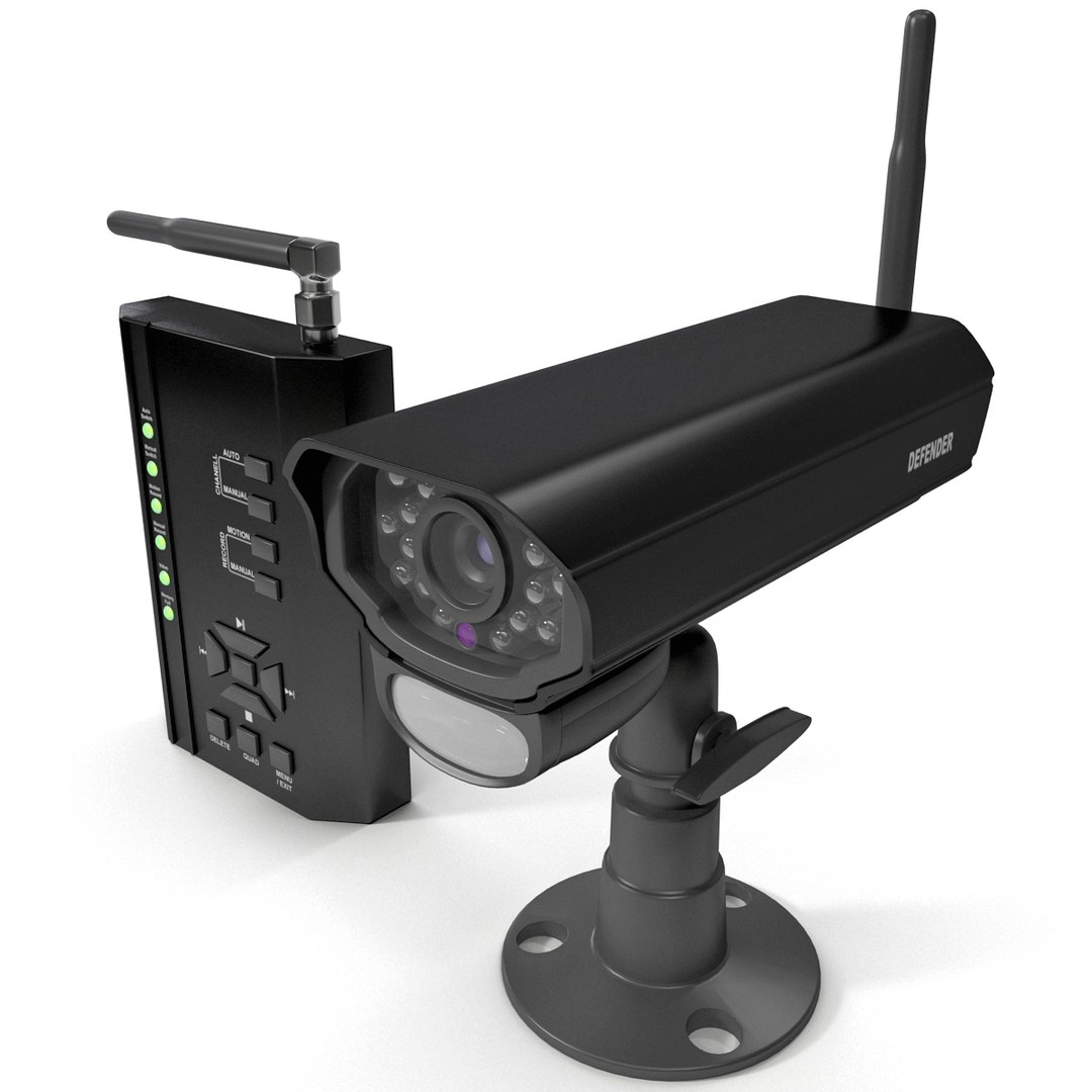 Security Systems Wireless Camera 3d Max
