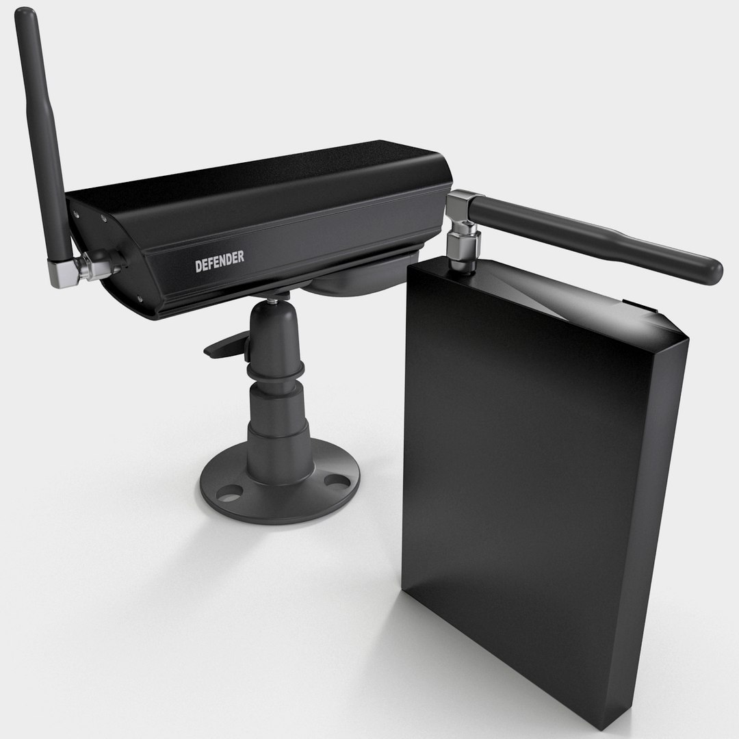 Security Systems Wireless Camera 3d Max