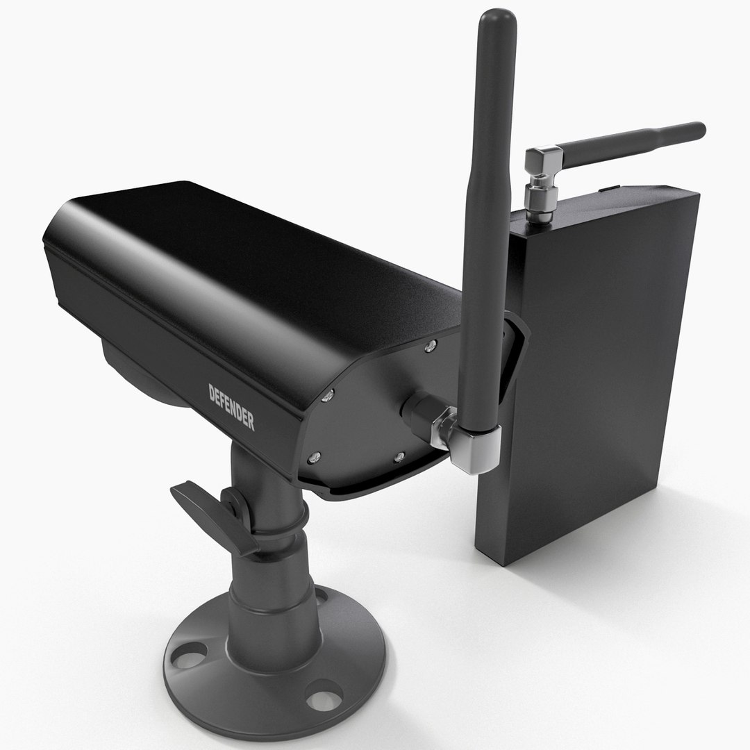 Security Systems Wireless Camera 3d Max