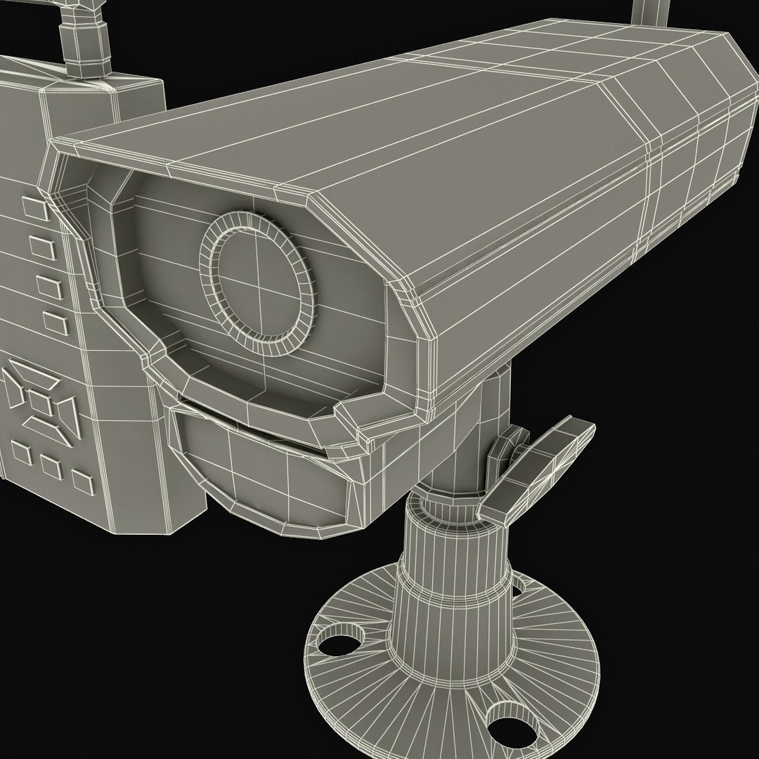 Security Systems Wireless Camera 3d Max