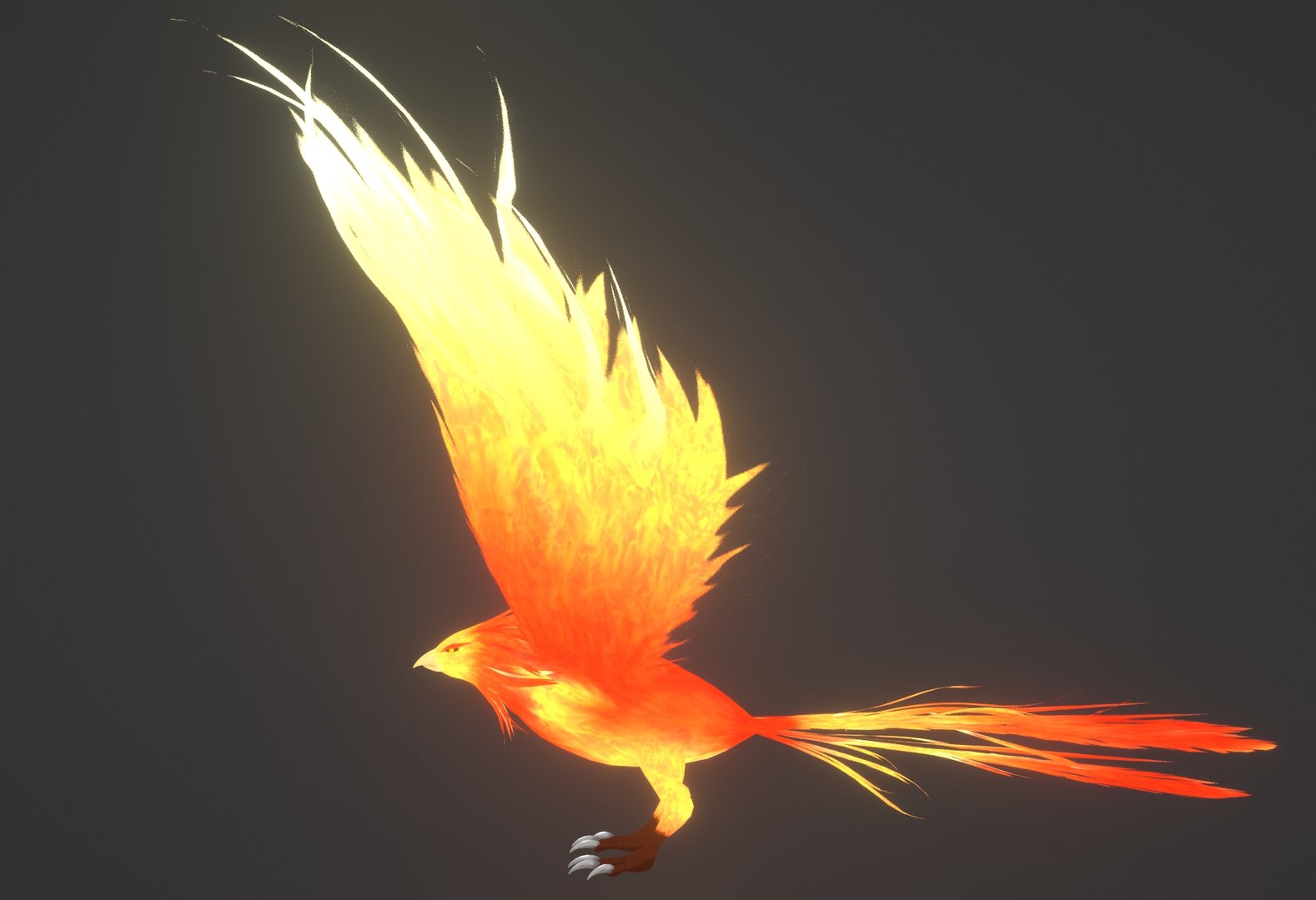 Anime Phoenix 3D - TurboSquid 1951355