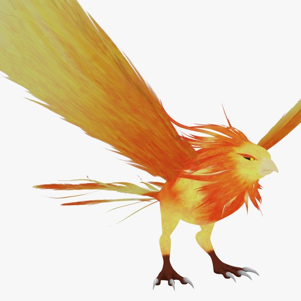 Anime Phoenix 3D - TurboSquid 1951355