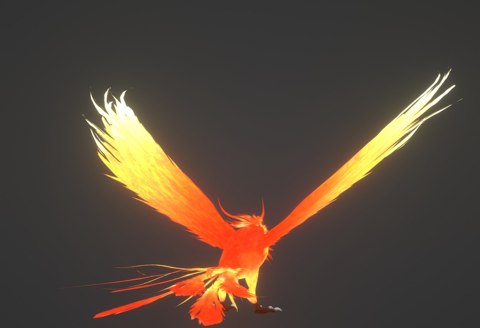 Anime Phoenix 3D - TurboSquid 1951355