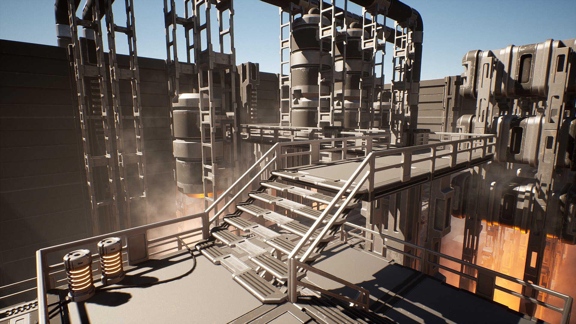 3D Model Sci-fi Factory - TurboSquid 1647612