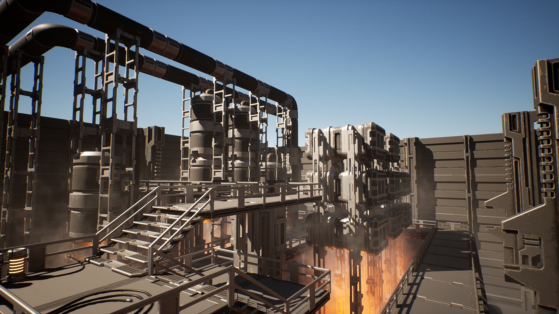 3D Model Sci-fi Factory - TurboSquid 1647612