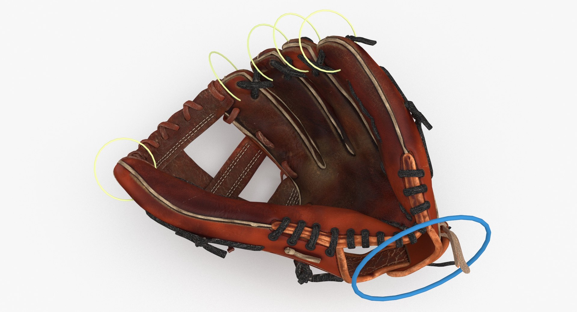 Baseball Glove Pocket Rigged 3D Model - TurboSquid 2134472