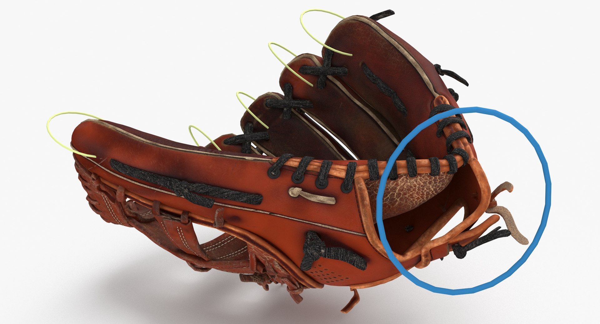 Baseball Glove Pocket Rigged 3D Model - TurboSquid 2134472
