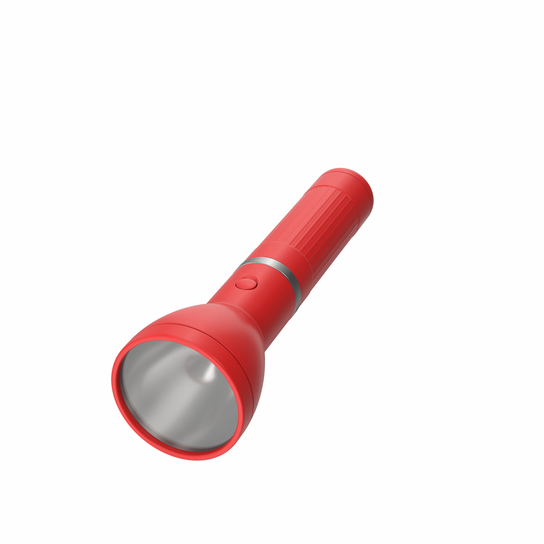 3D Red Flashlight - TurboSquid 2089181