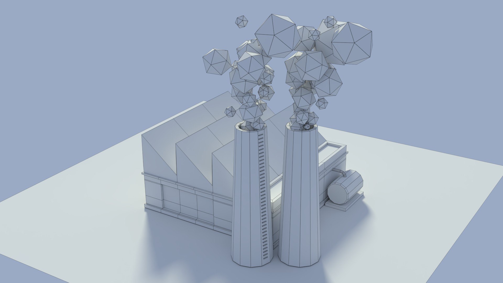 3D Model Cartoon Factory - TurboSquid 1155915