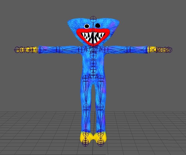 modelo 3d Huggy Wuggy - Poppy Playtime - TurboSquid 1828759