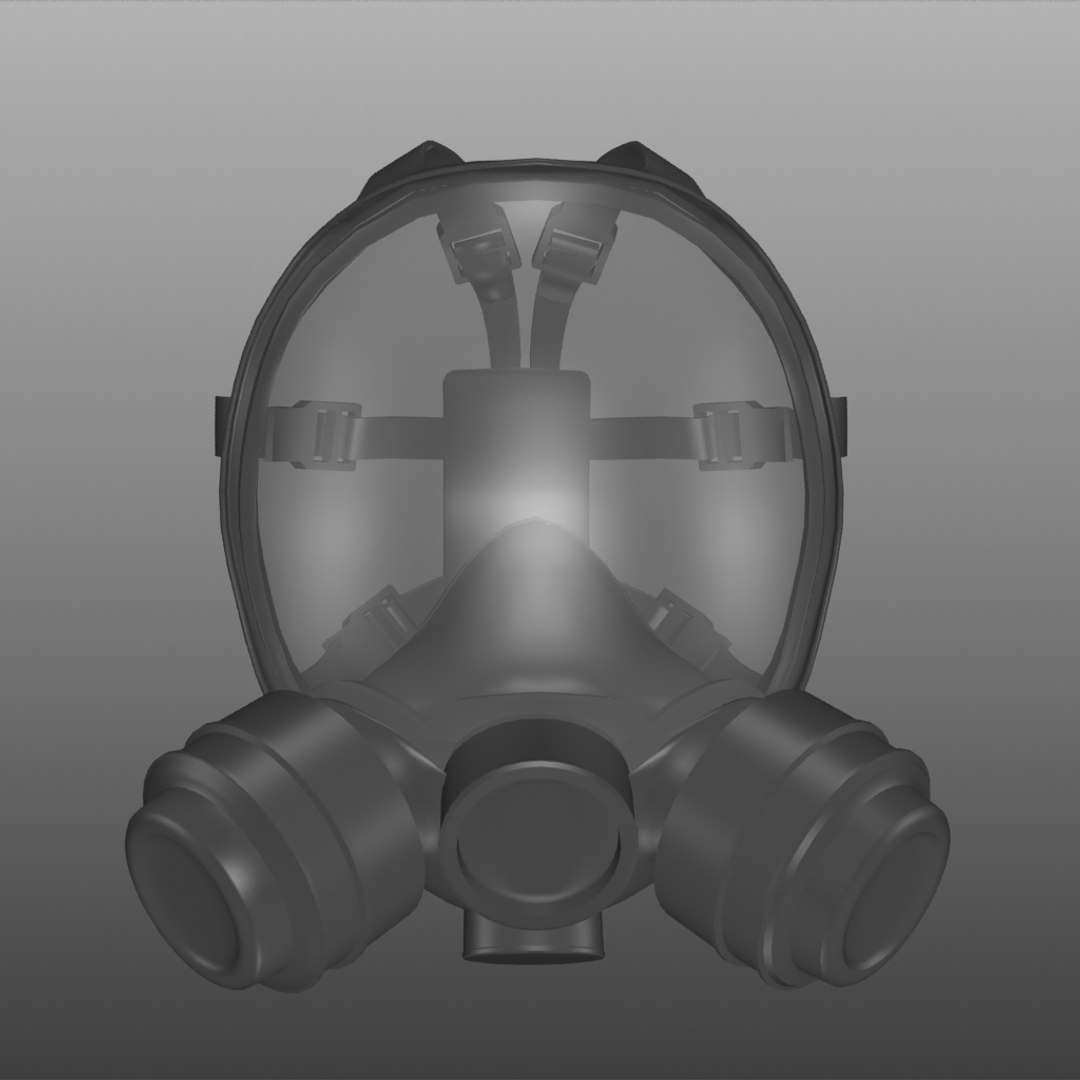 gas mask 3d model