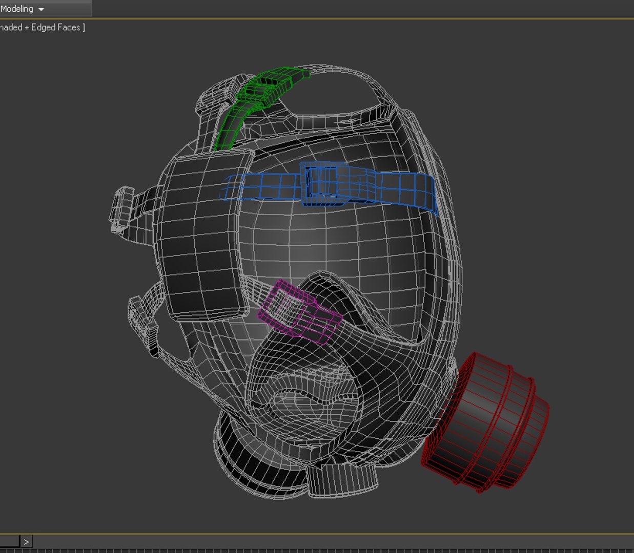 gas mask 3d model
