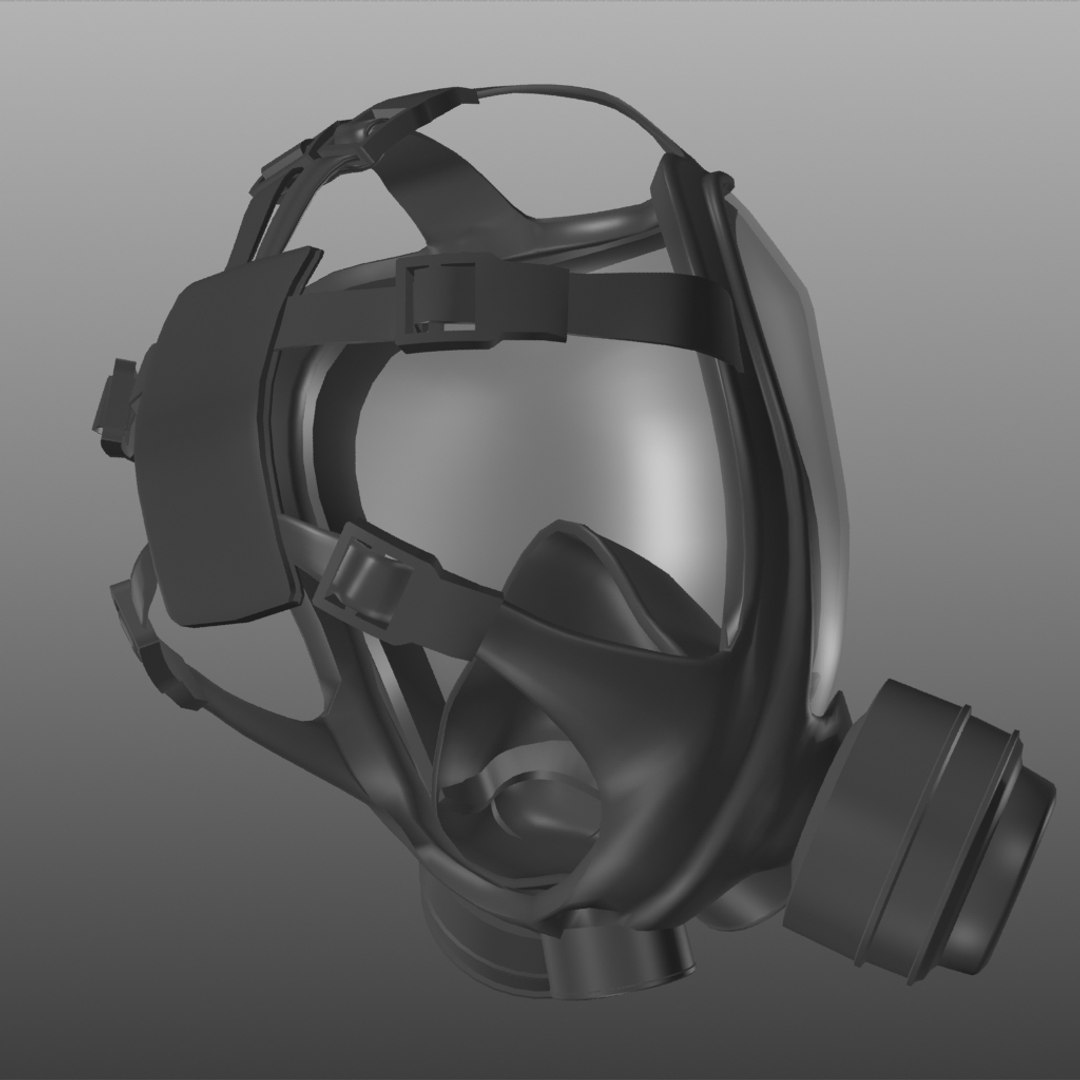 gas mask 3d model