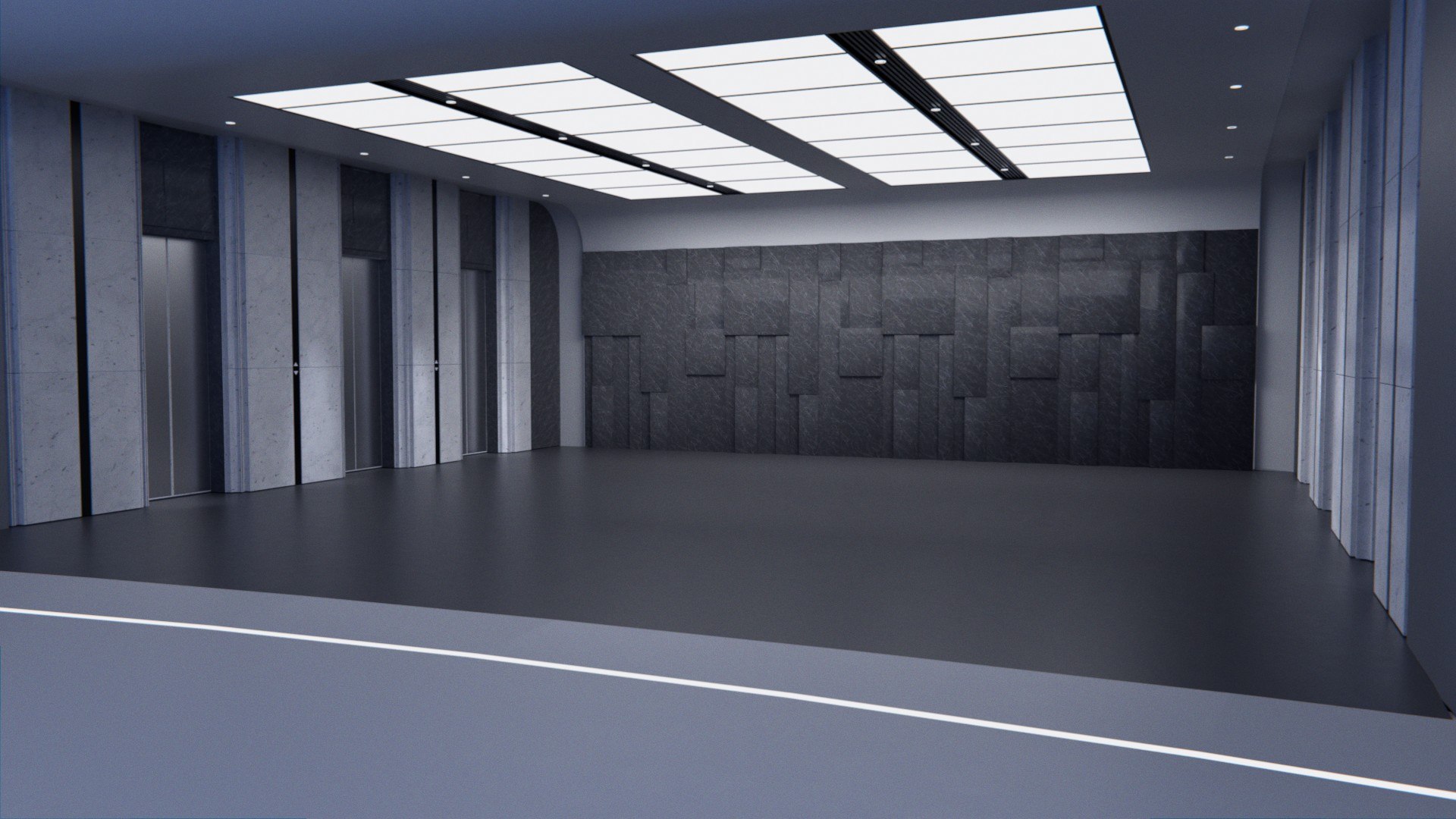 Control Room Monitoring Room Command Center 3D Model - TurboSquid 2225716