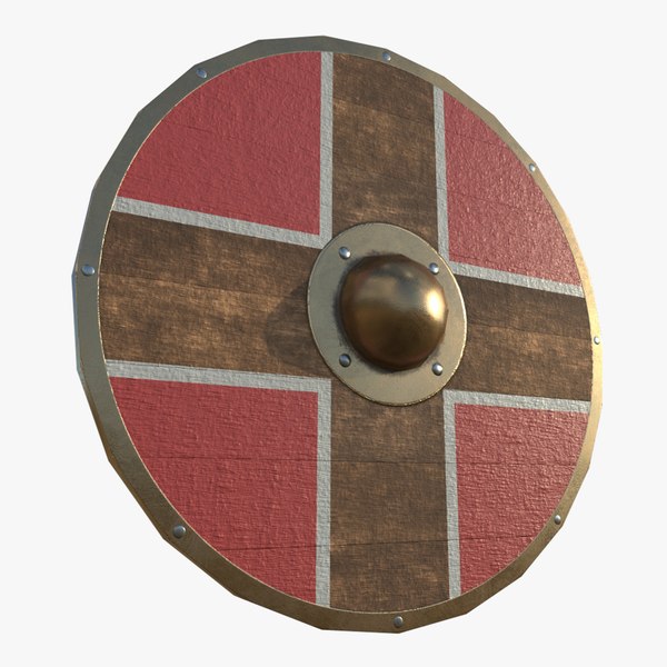 modelo 3d Parma Shield Red - TurboSquid 1420248