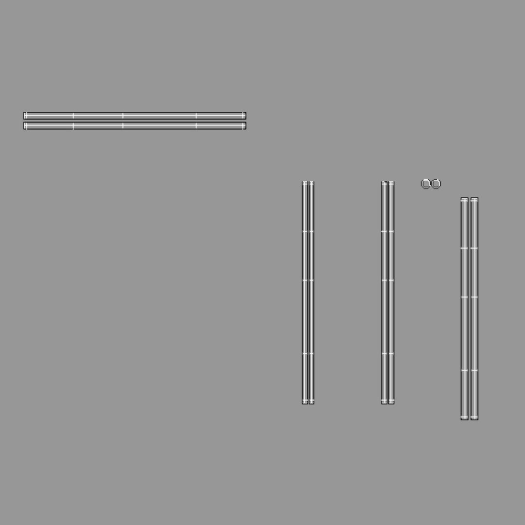 Steel Bar 3D - TurboSquid 2010797