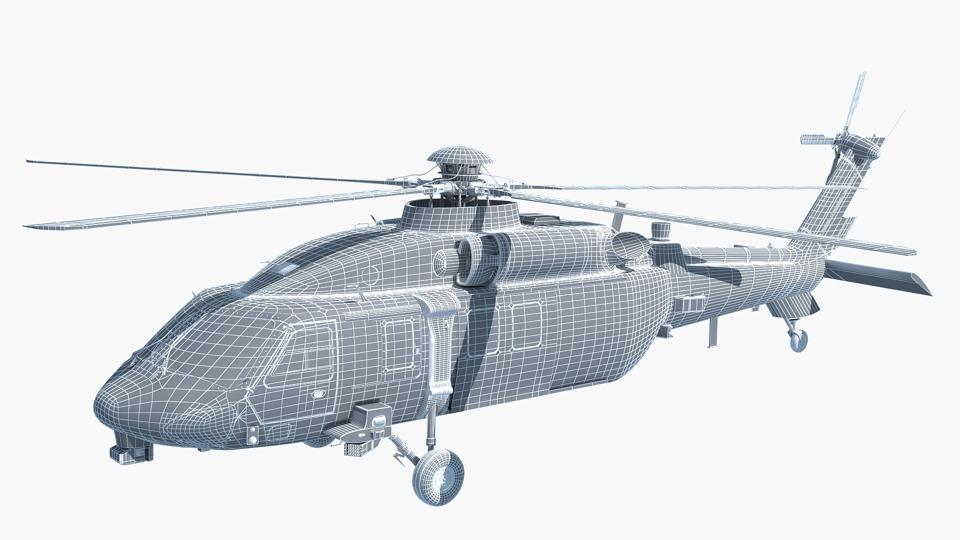 Chinese Navy Helicopter Z20 3D - TurboSquid 2182047