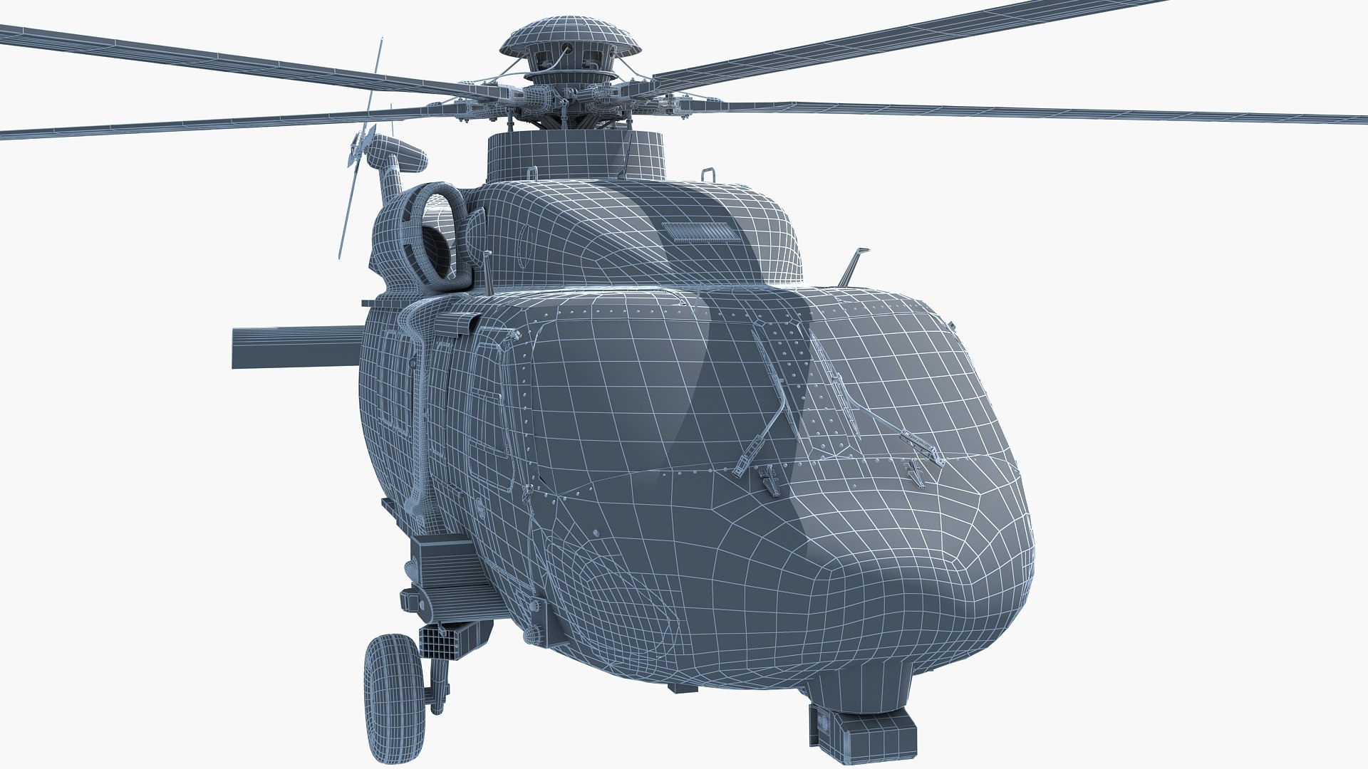 Chinese Navy Helicopter Z20 3D - TurboSquid 2182047
