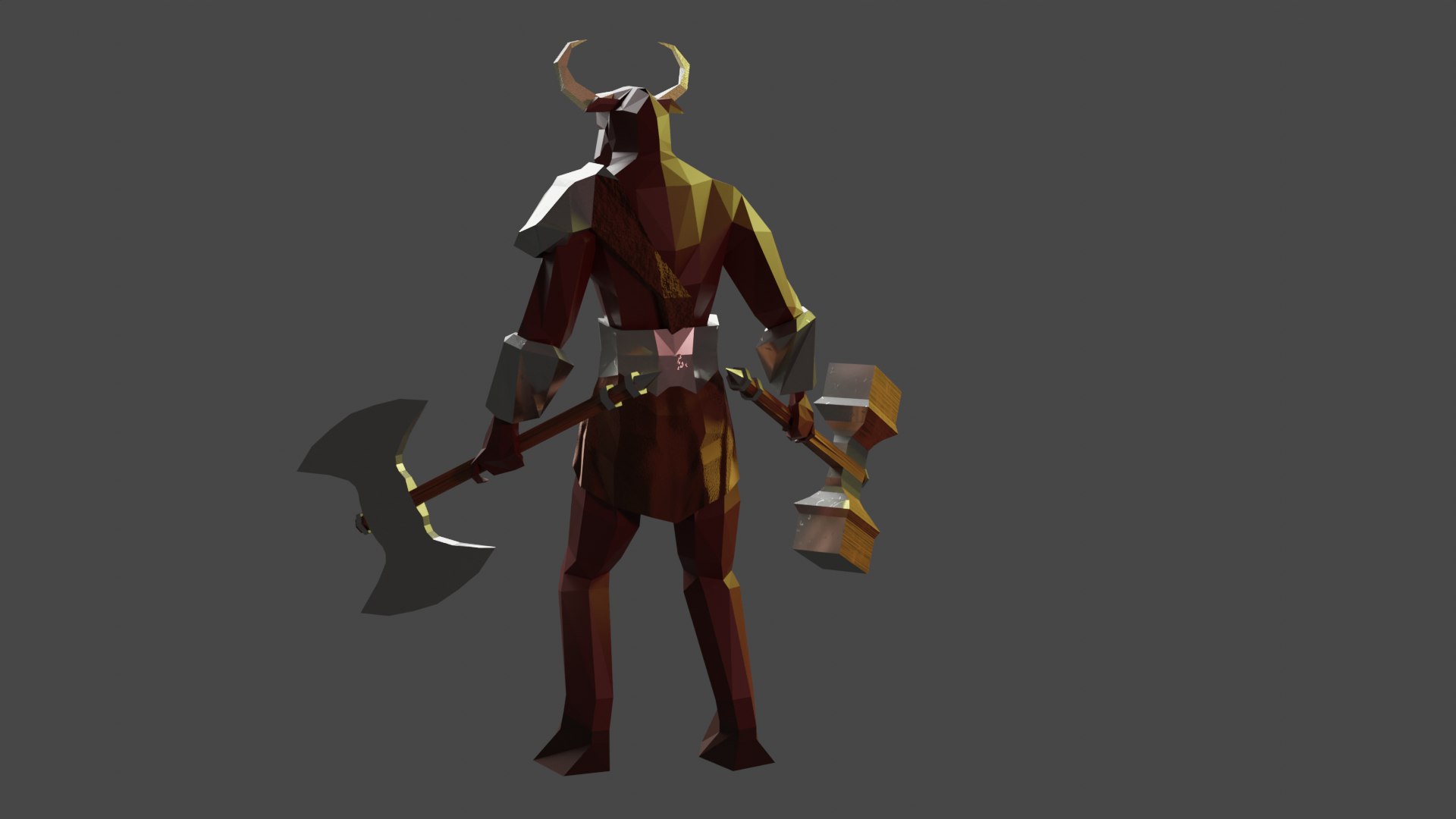 Minotaur Beast Greek Mythology Gameready Rigged 3D Model - TurboSquid ...