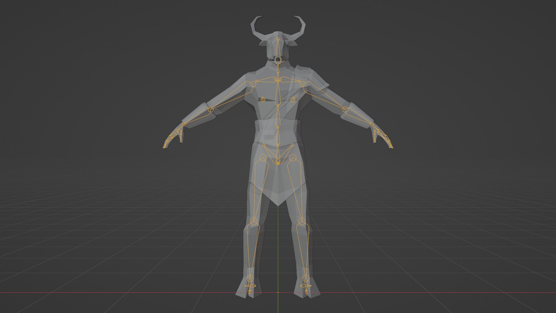 Minotaur Beast Greek Mythology Gameready Rigged 3D Model - TurboSquid ...