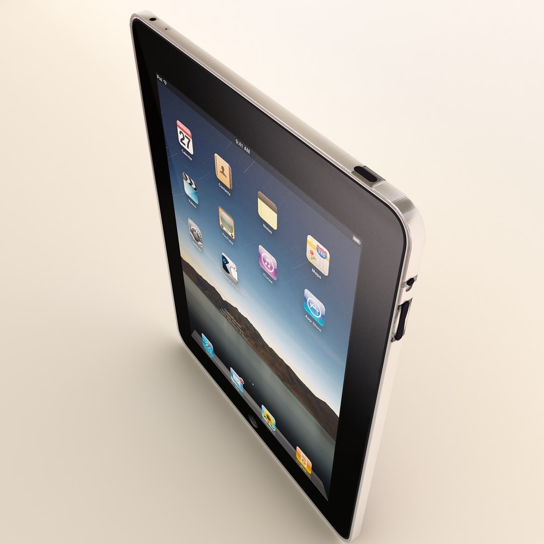 3d Realistic Ipad Model