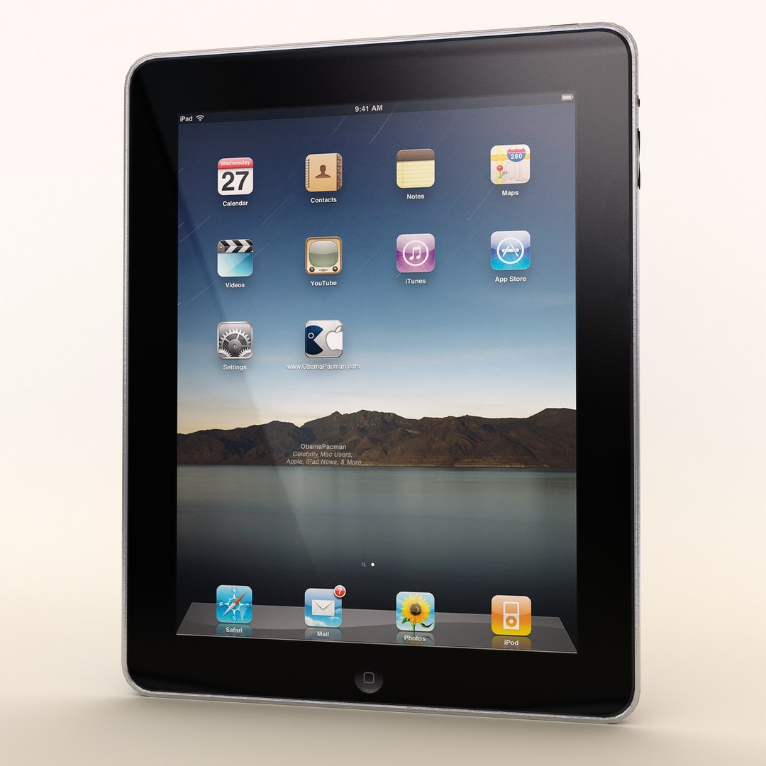 3d Realistic Ipad Model