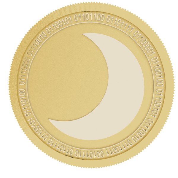 Mooncoin gold coin 3D model - TurboSquid 1621420