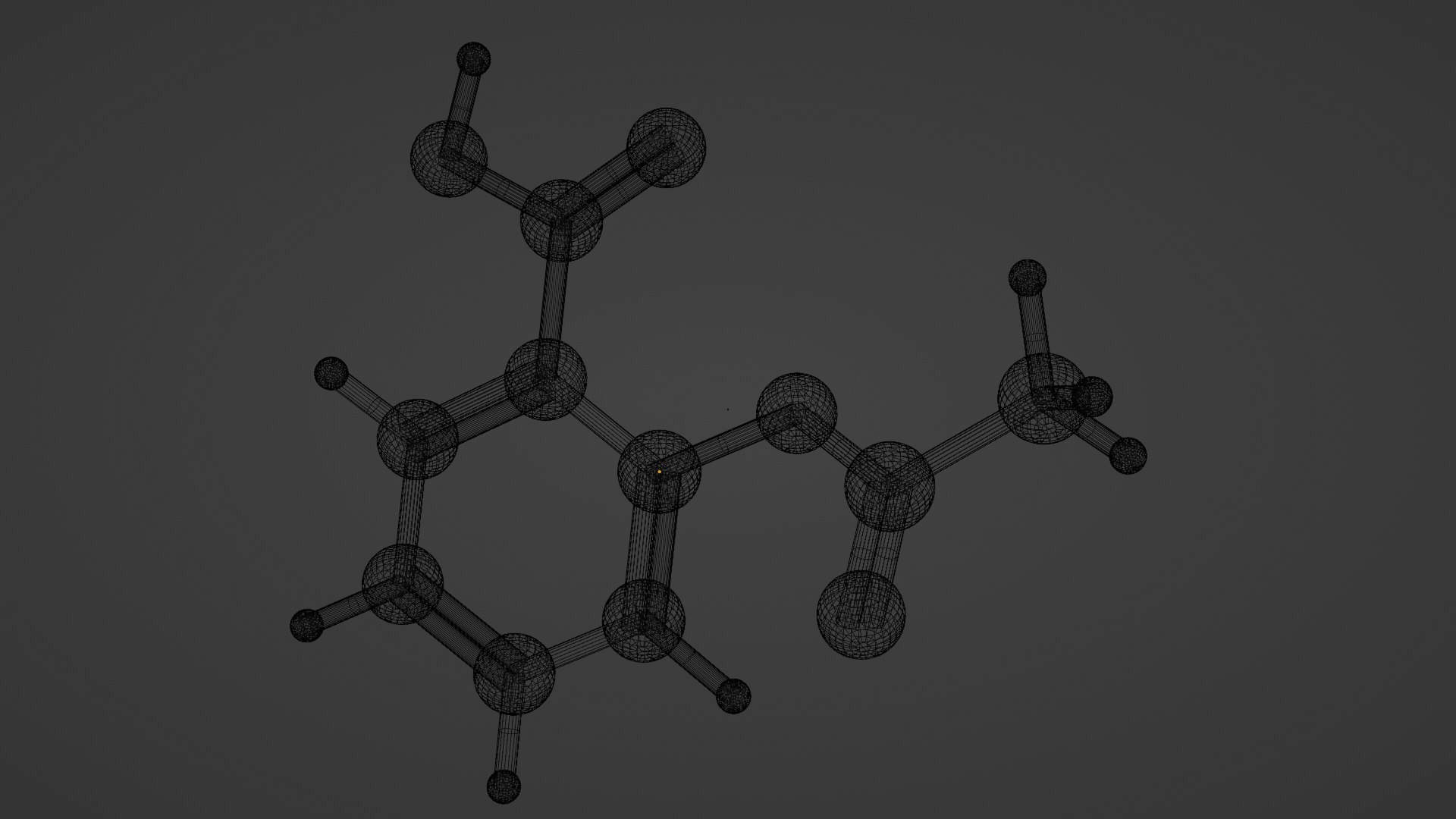Salicylic Acid Molecular Model 3D Model - TurboSquid 2051847