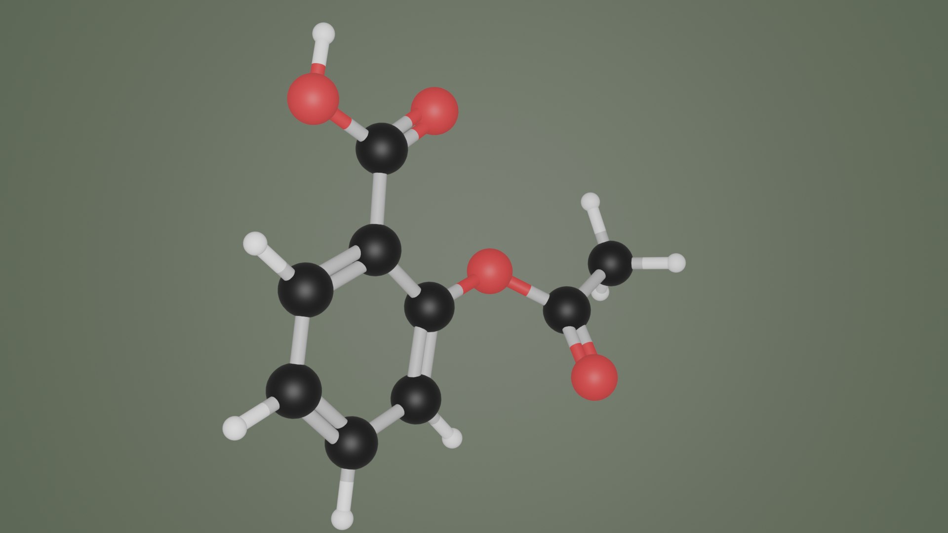 Salicylic Acid Molecular Model 3D Model - TurboSquid 2051847
