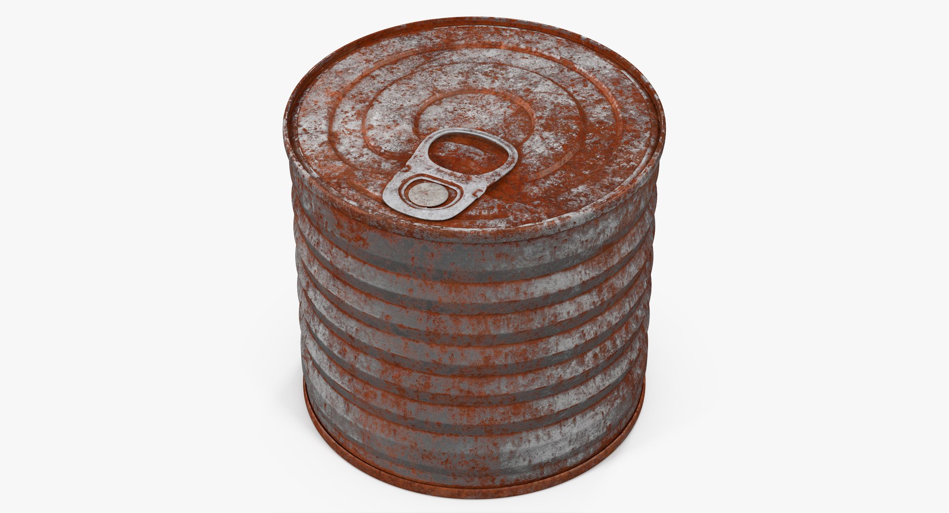 tin rusty 2 3d model