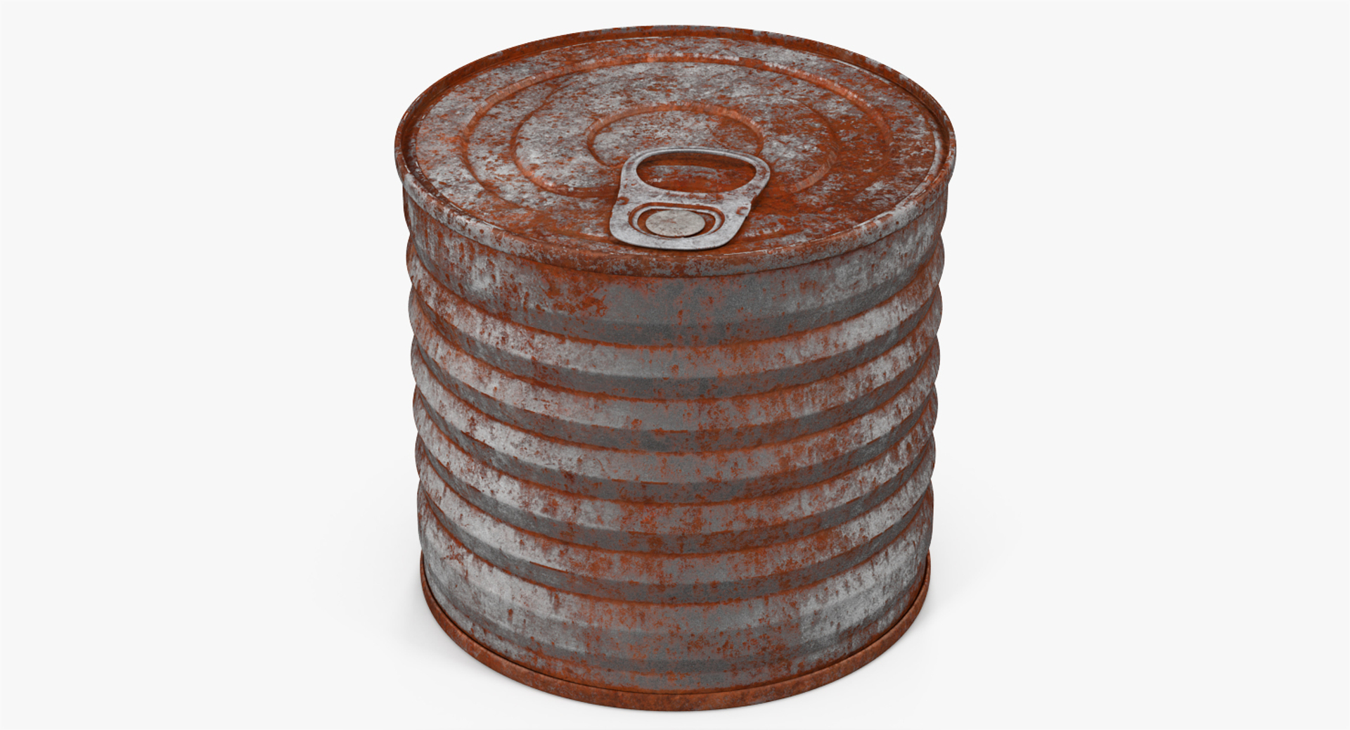 tin rusty 2 3d model