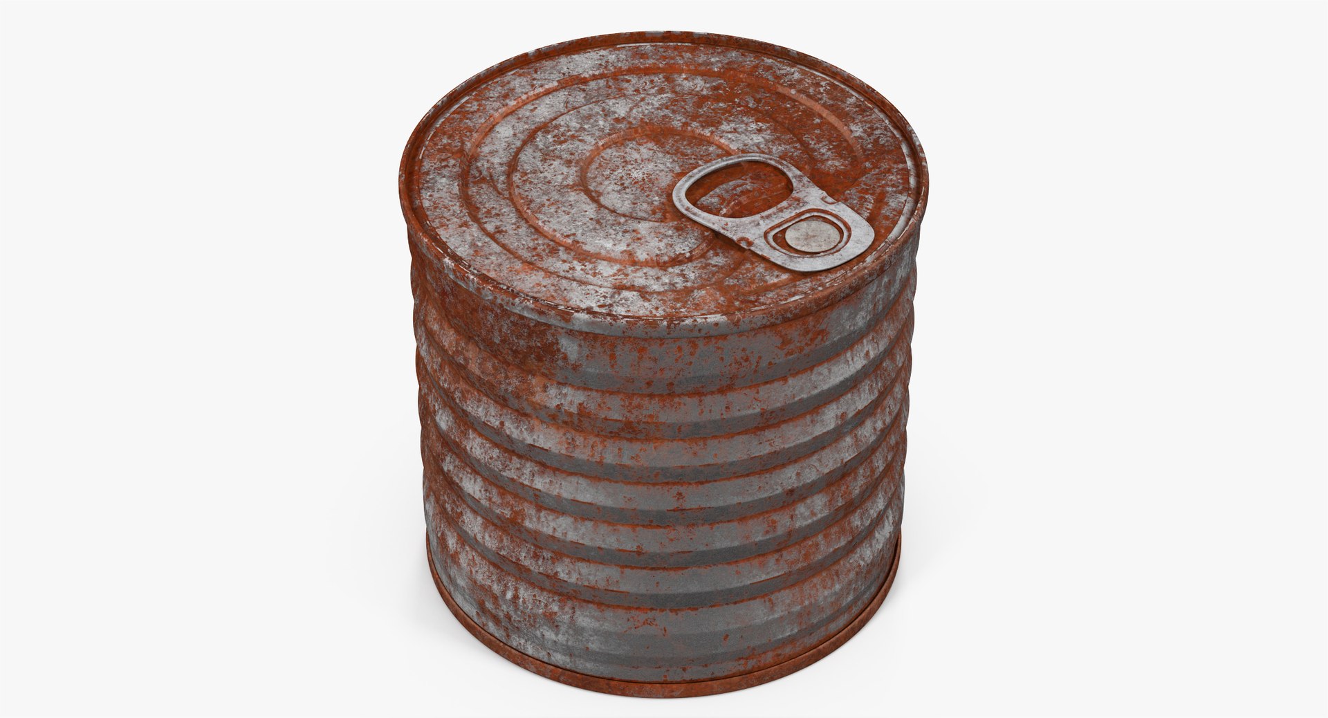 tin rusty 2 3d model