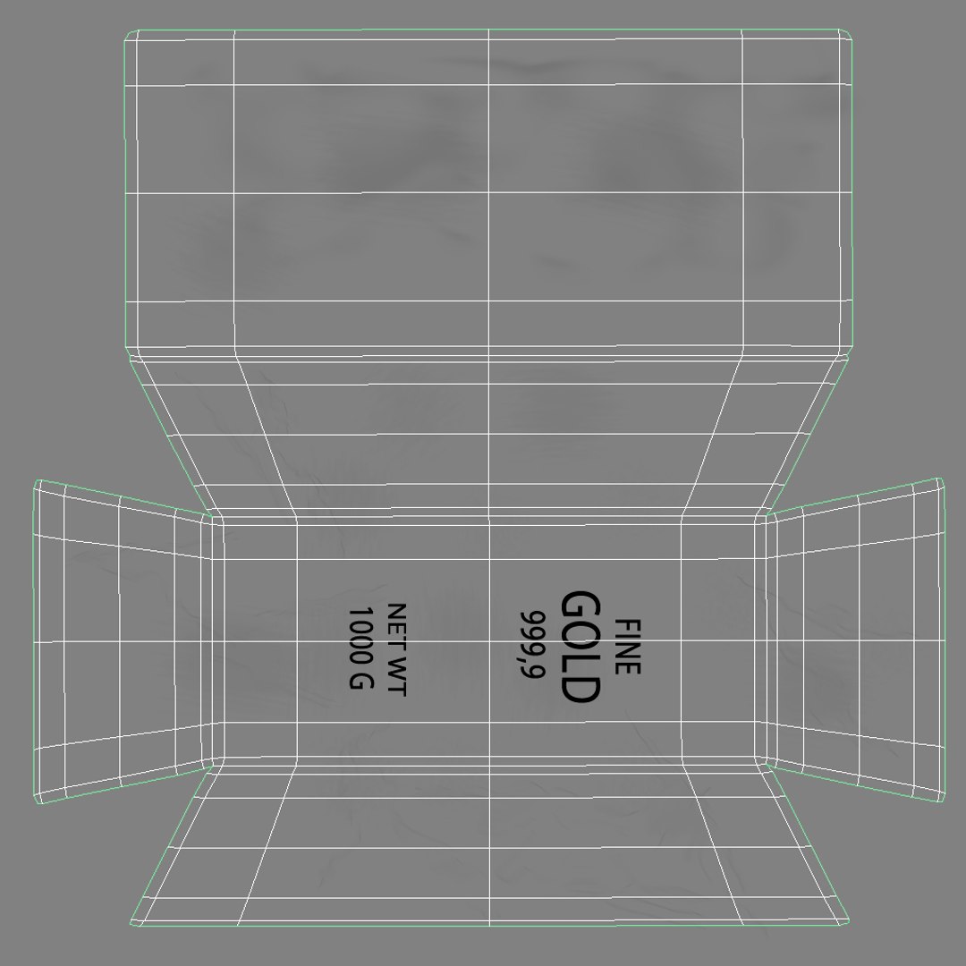 Gold Bar Set 2 3d Max