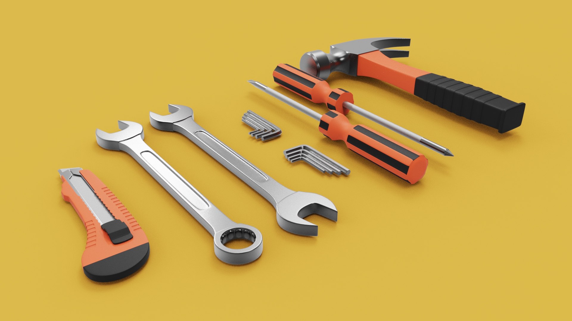 3D Tool Kit Set Model - TurboSquid 1864214