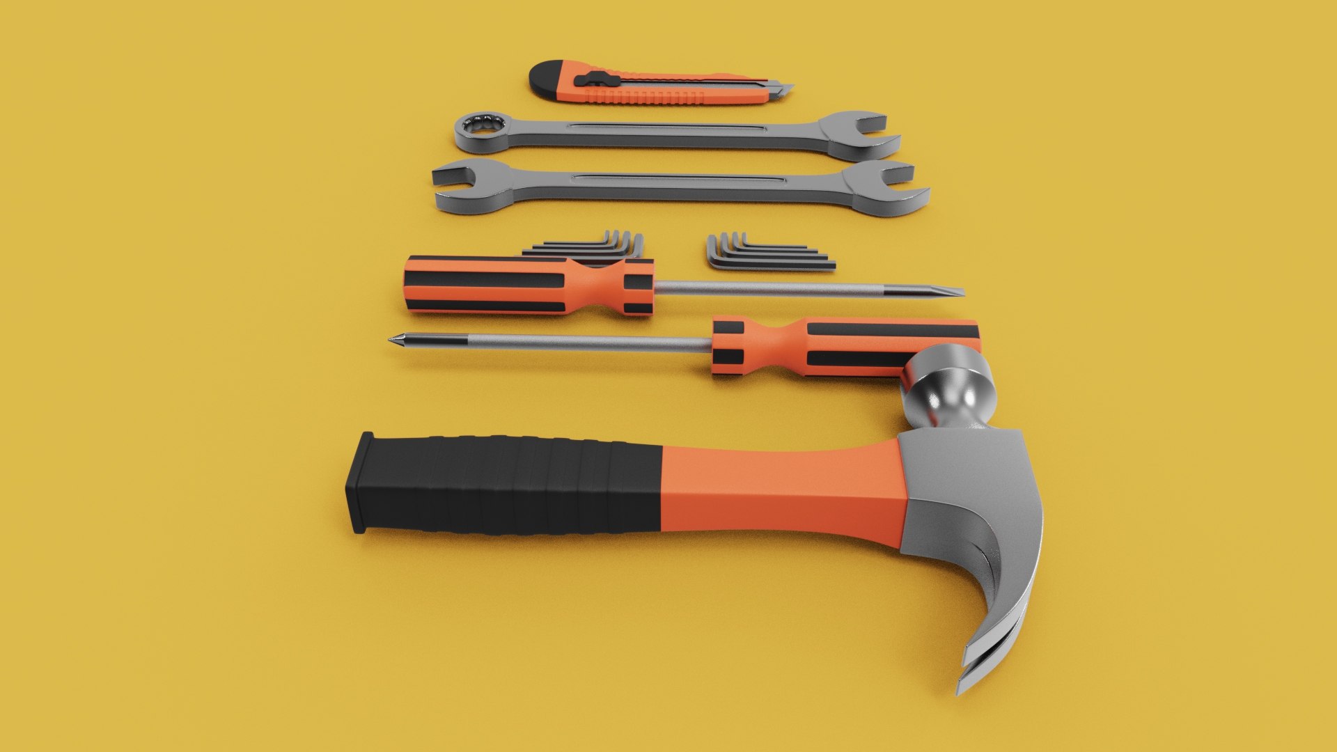 3D Tool Kit Set Model - TurboSquid 1864214