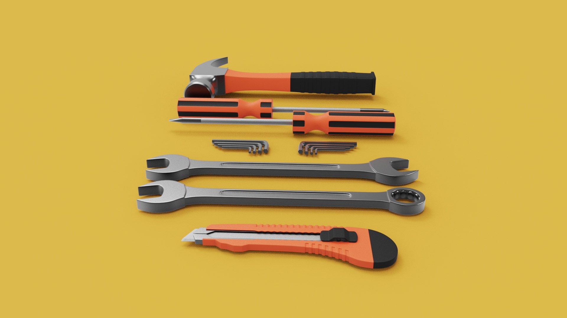 3D Tool Kit Set Model - TurboSquid 1864214