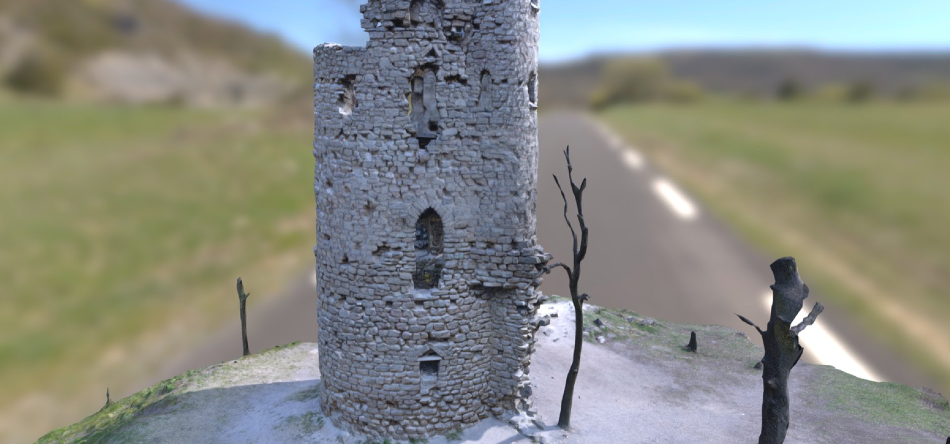 3D Medieval Brick Tower 3D Scan - TurboSquid 1808691