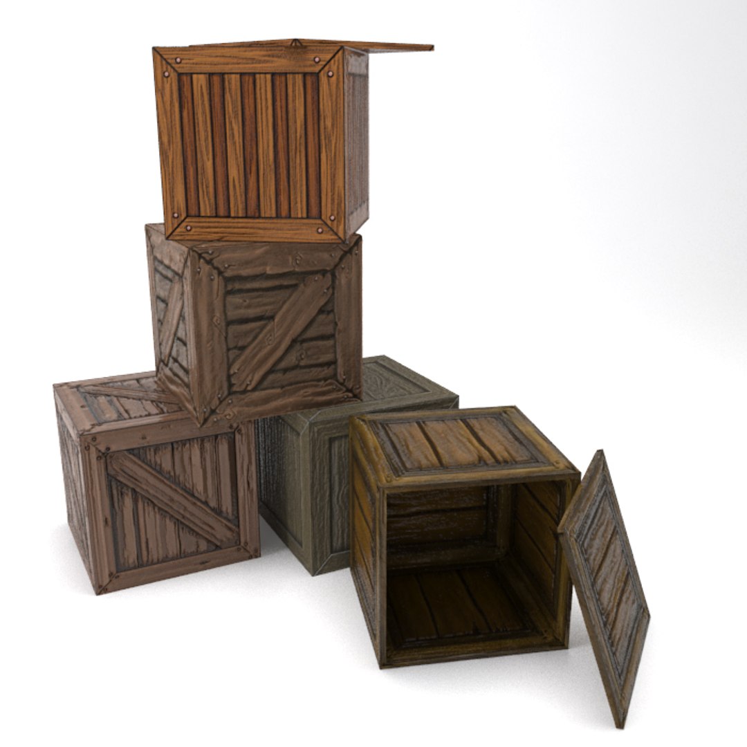 3D Boxes 2d 5 - TurboSquid 1385507