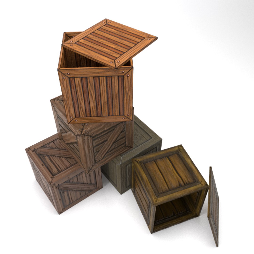 3D Boxes 2d 5 - TurboSquid 1385507