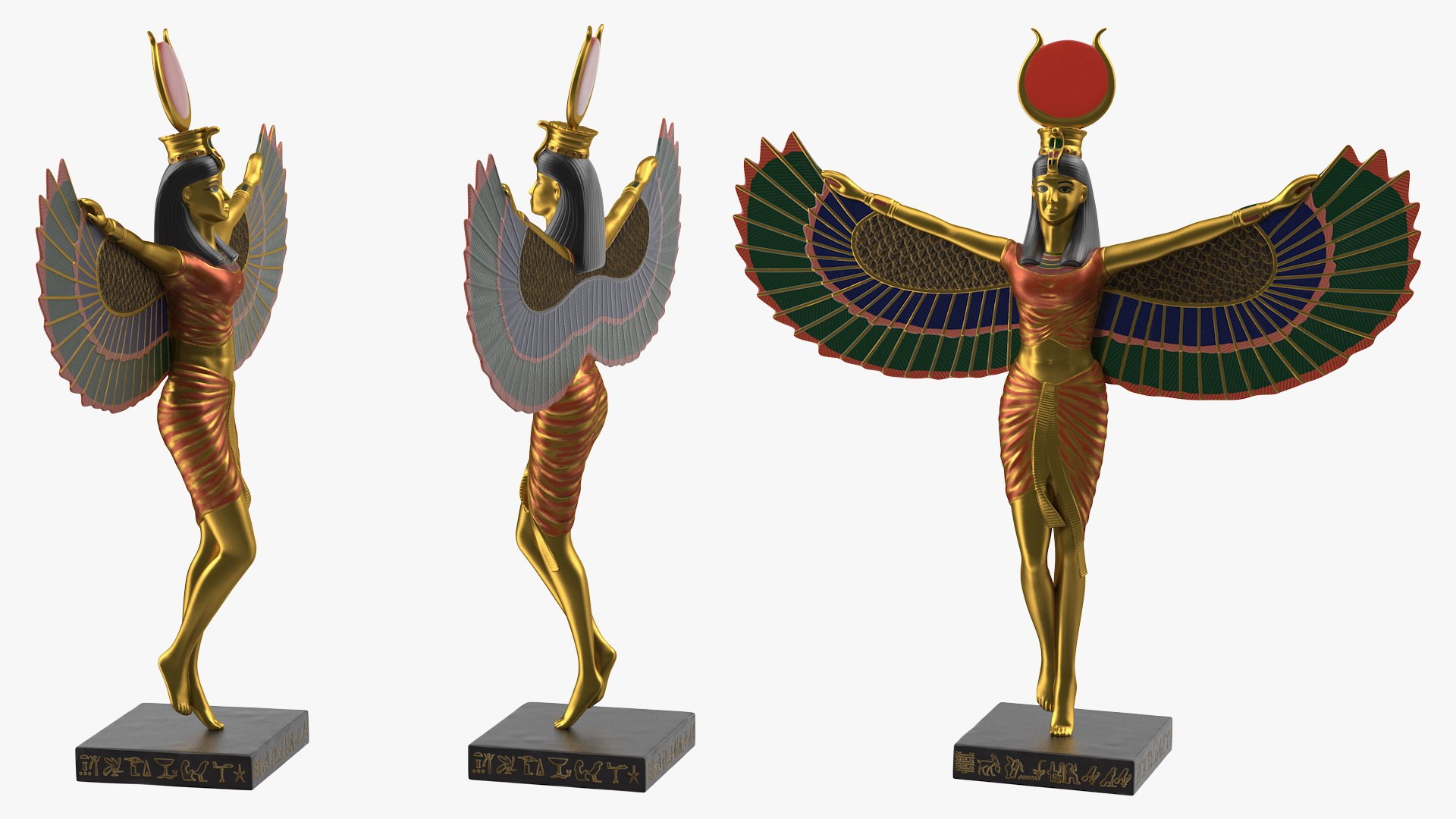 Isis Ancient Egyptian Goddess 3D Model - TurboSquid 1461708