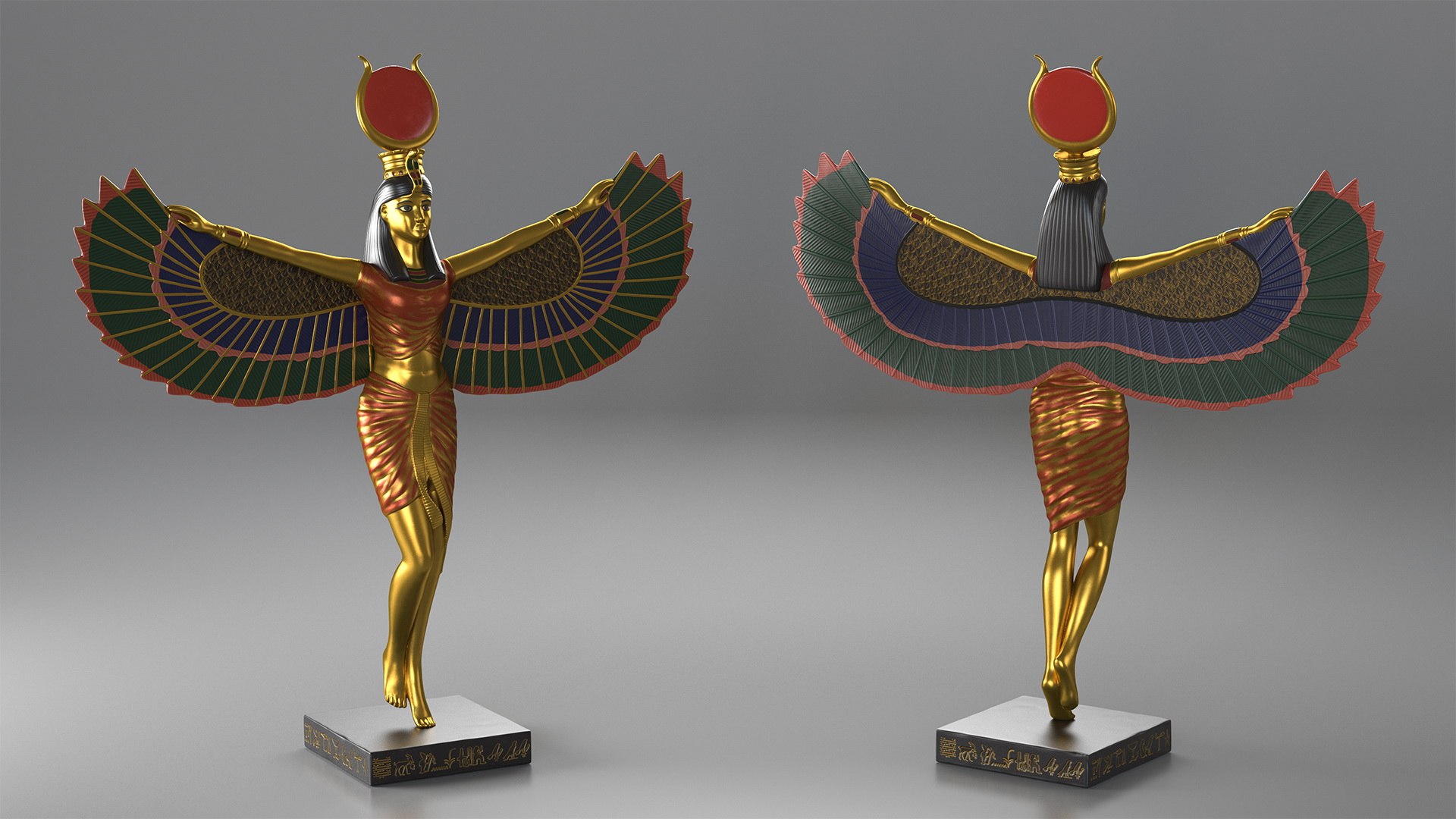 Isis Ancient Egyptian Goddess 3D Model - TurboSquid 1461708