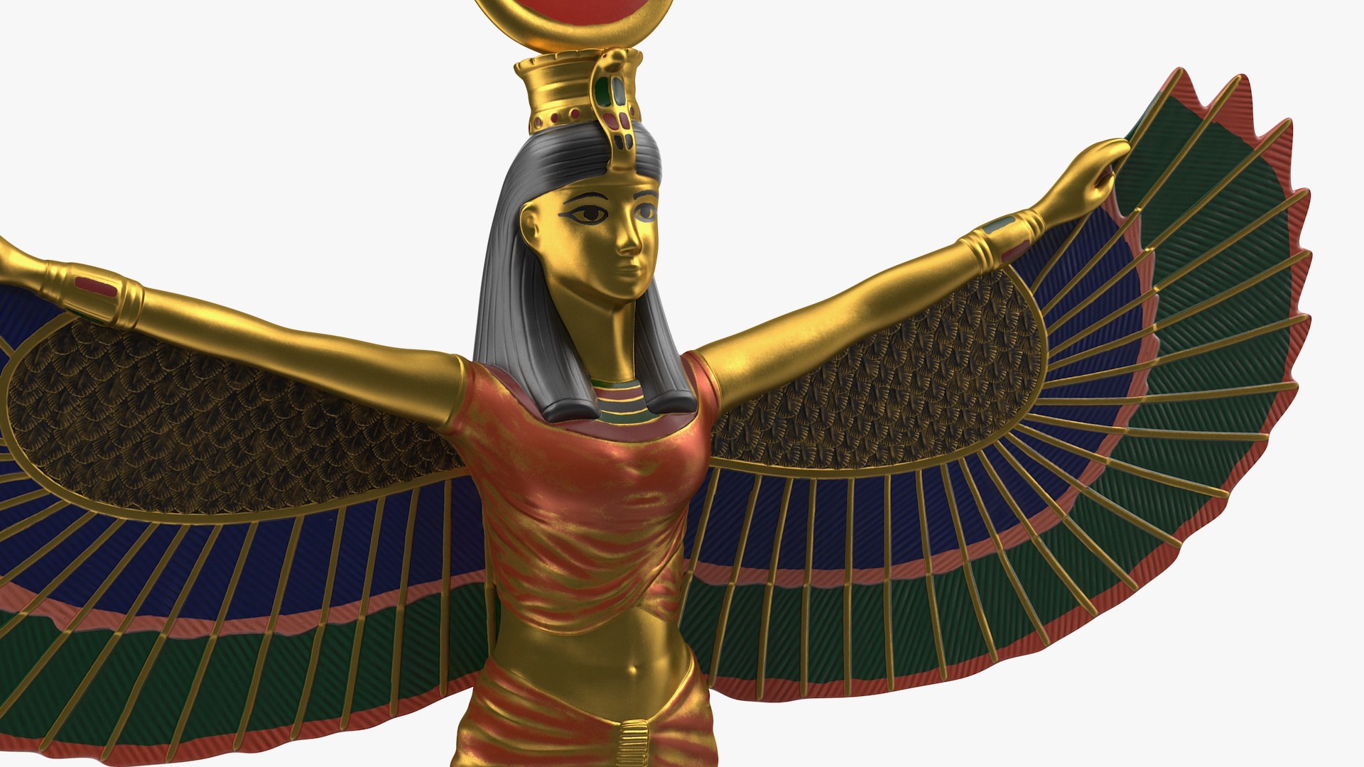 Isis Ancient Egyptian Goddess 3D Model - TurboSquid 1461708